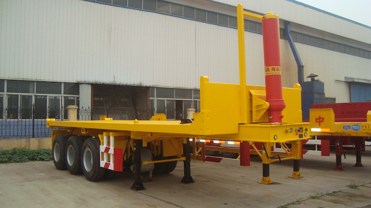20 ft 40 ft Container Tipper Trailer - Buy 20 ft Container Tipper ...